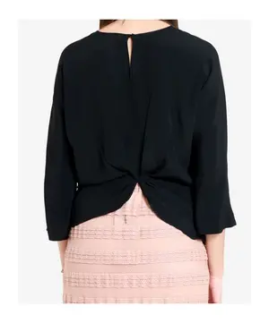 N.21 Crew Neck Three-quarter Sleeve Top