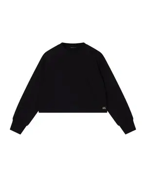 Armani Exchange Logo-detail Sweatshirt - Black