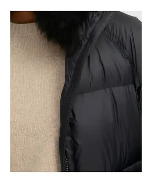 YVES SALOMON Lambshearling-hooded Down Jacket