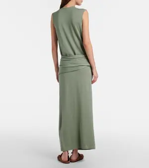 JIL SANDER Virgin Wool Maxi Dress
