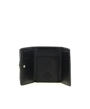 VIVIENNE WESTWOOD Orb Plaque Trifold Wallet