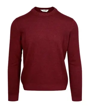 GRAN SASSO Crew Neck Pullover - Red