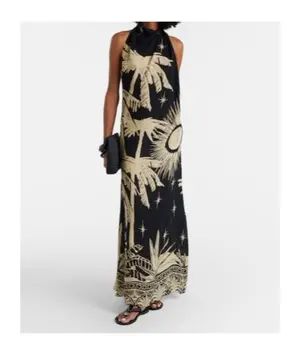 Johanna Ortiz Musical Flower" Silk Maxi Dress