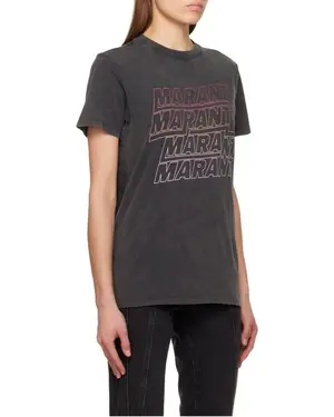 Isabel Marant Étoile Logo-print T-shirt