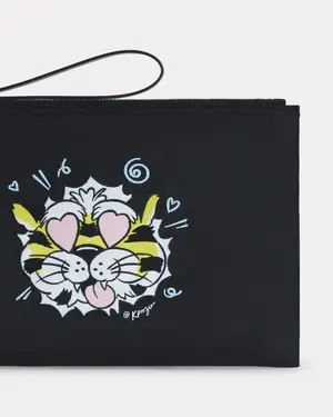 Kenzo Wild Tiger Large Clutch Bag