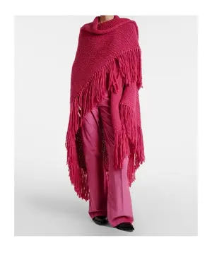 Gabriela Hearst Lauren Fringed Cashmere Shawl - Pink