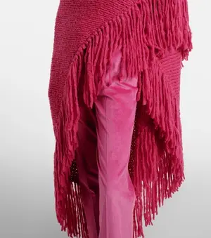 Gabriela Hearst Lauren Fringed Cashmere Shawl - Pink