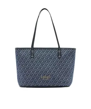 Liu Jo Jacquard Tote Bag - Dark Blue