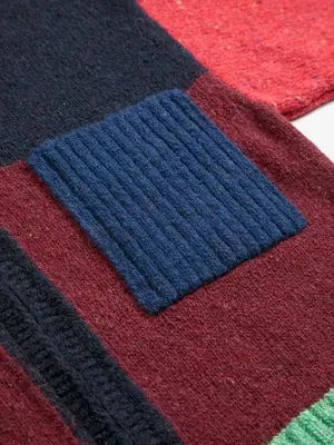 BOBO CHOSES Colour-block Zipped Cardigan