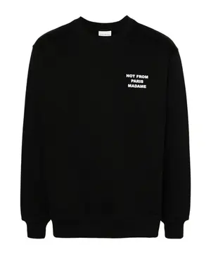 Drole De Monsieur Long Sleeve Sweatshirt - Black