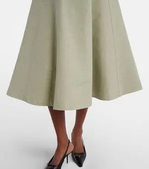 Altuzarra Orrie Cotton-blend Midi Dress