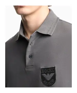 Emporio Armani Embroidered Polo Shirt