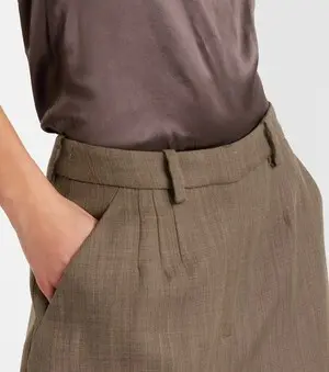 Magda Butrym Wool Barrel-leg Pants