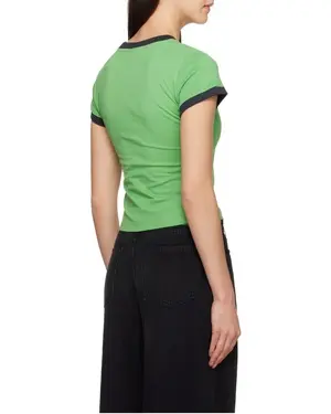 GANNI Graphic Printed Crewneck T-shirt