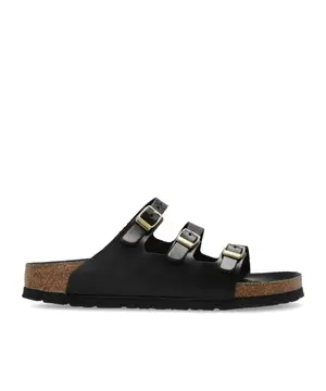 BIRKENSTOCK Florida D-buckle Exquisite Sandals - Black