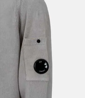 C.P. COMPANY Logo Crew Neck Knit Sweater
