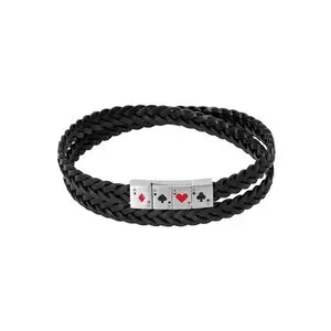 Tateossian Flush Of Aces Bracelet - Black