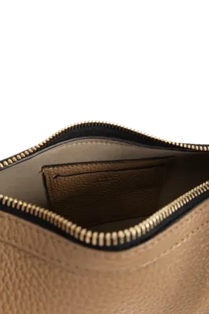 Isabel Marant Étoile Oskan Mono" Textured Leather Hobo Bag With Gold Tone Studs