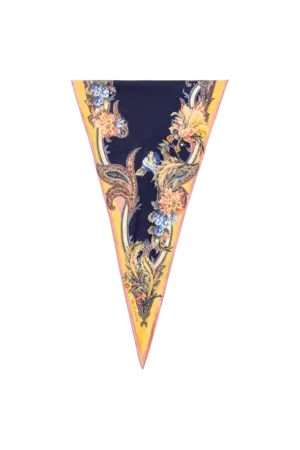 Etro Silk Scarf With Asymmetric Cut