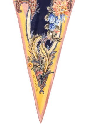 Etro Silk Scarf With Asymmetric Cut