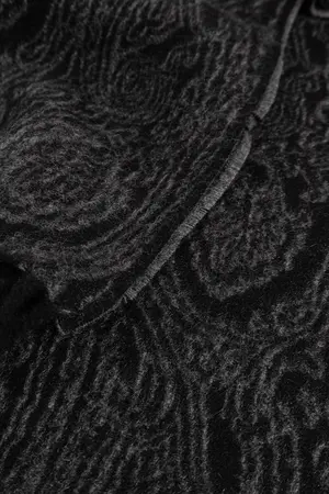 Etro Wool Scarf With Fringes