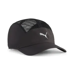 PUMA Running 5 Panel Mesh Hat - Black