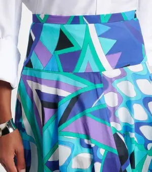 Emilio Pucci Vivara Cotton Maxi Skirt
