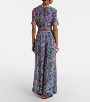 Etro Paisley Wide-leg Pants