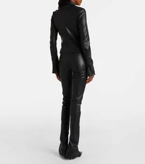 Gucci Leather Skinny Pants