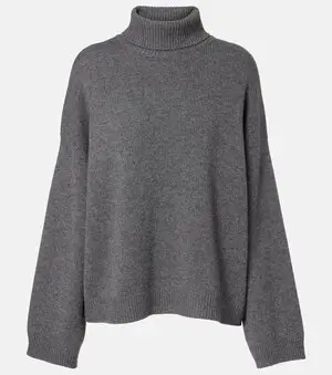 Brunello Cucinelli Monili Cashmere Turtleneck Sweater