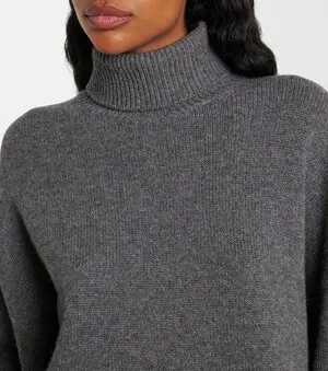 Brunello Cucinelli Monili Cashmere Turtleneck Sweater