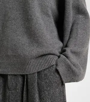 Brunello Cucinelli Monili Cashmere Turtleneck Sweater