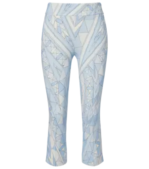 Emilio Pucci Jersey Capri Pants - Blue
