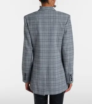 Isabel Marant Étoile Jevima Prince Of Wales Check Wool-blend Blazer