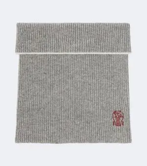 Brunello Cucinelli Cashmere Scarf - Grey