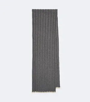 Brunello Cucinelli Cashmere Scarf - Grey