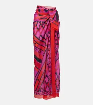 Emilio Pucci Vivara Cotton Beach Cover-up - Multicoloured
