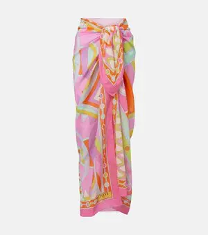 Emilio Pucci Vivara Cotton Beach Cover-up - Multicoloured