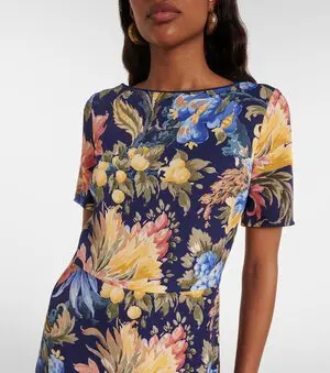 Etro Floral Midi Dress