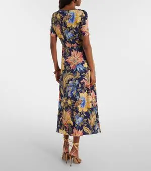 Etro Floral Midi Dress