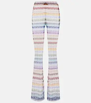 Missoni Zigzag Flared Pants - Multicoloured