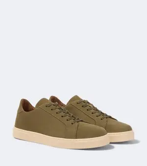 George Cleverley Jack Ii Leather Sneakers - Green