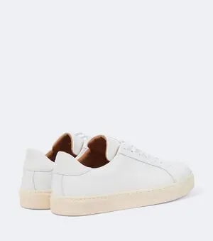 George Cleverley Jack Ii Nubuck Leather Sneakers - White