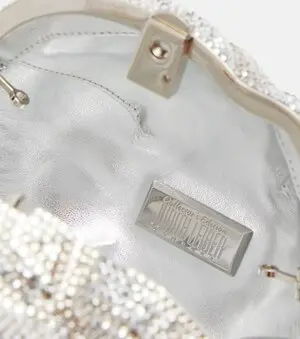 Judith Leiber Rose Desirée Small Embellished Clutch