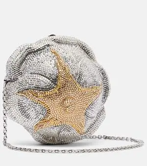 Judith Leiber Rose Desirée Small Embellished Clutch