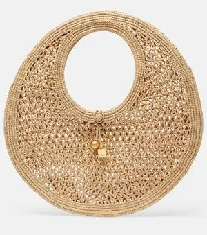 Jacquemus Spiaggia Raffia Top-handle Bag - Beige