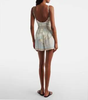 Tory Burch Printed Cotton Shorts
