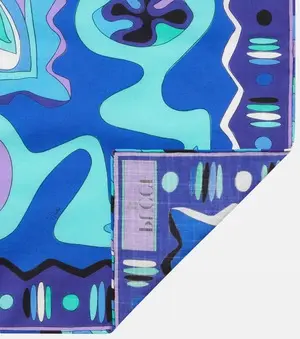 Emilio Pucci Angoli Cotton Scarf