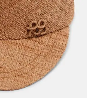 Ruslan Baginskiy Logo Straw Visor - Brown