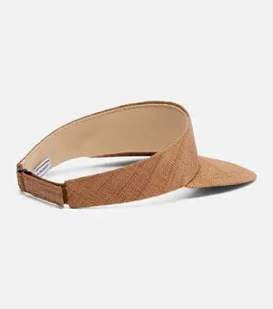 Ruslan Baginskiy Logo Straw Visor - Brown